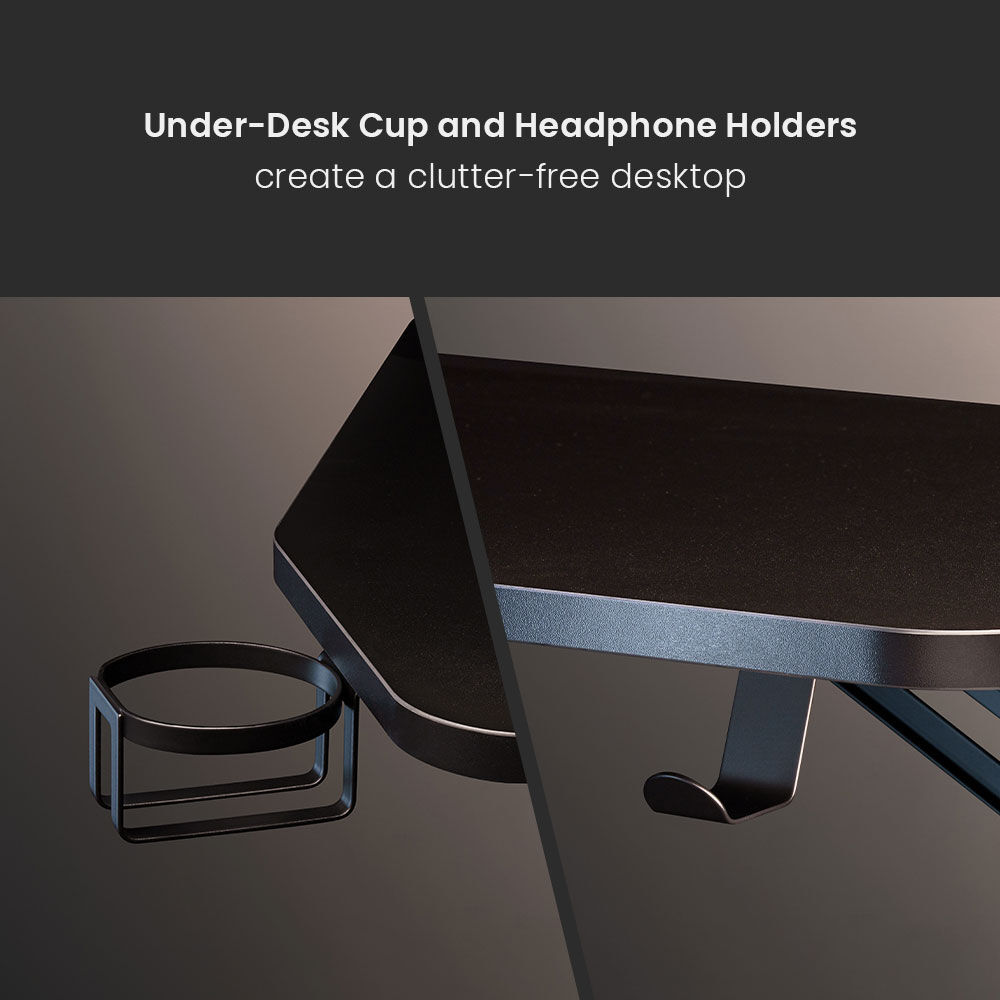 Buy Wholesale China Gmd12-1d Infinity Led Light Gaming Desk For ...