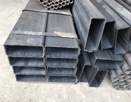 Astm A53 A500 300mm Black Mild Steel Square Pipe Iron Tube Carbon Steel ...