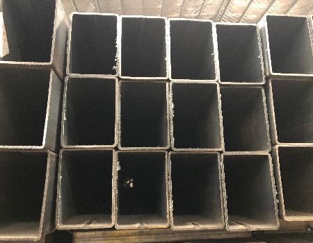 Astm A53 A500 300mm Black Mild Steel Square Pipe Iron Tube Carbon Steel ...