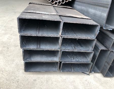 Astm A53 A500 300mm Black Mild Steel Square Pipe Iron Tube Carbon Steel ...