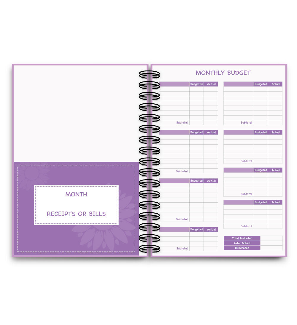 Buy Wholesale China Wholesale Budget Planner Book Coil Planning This ...