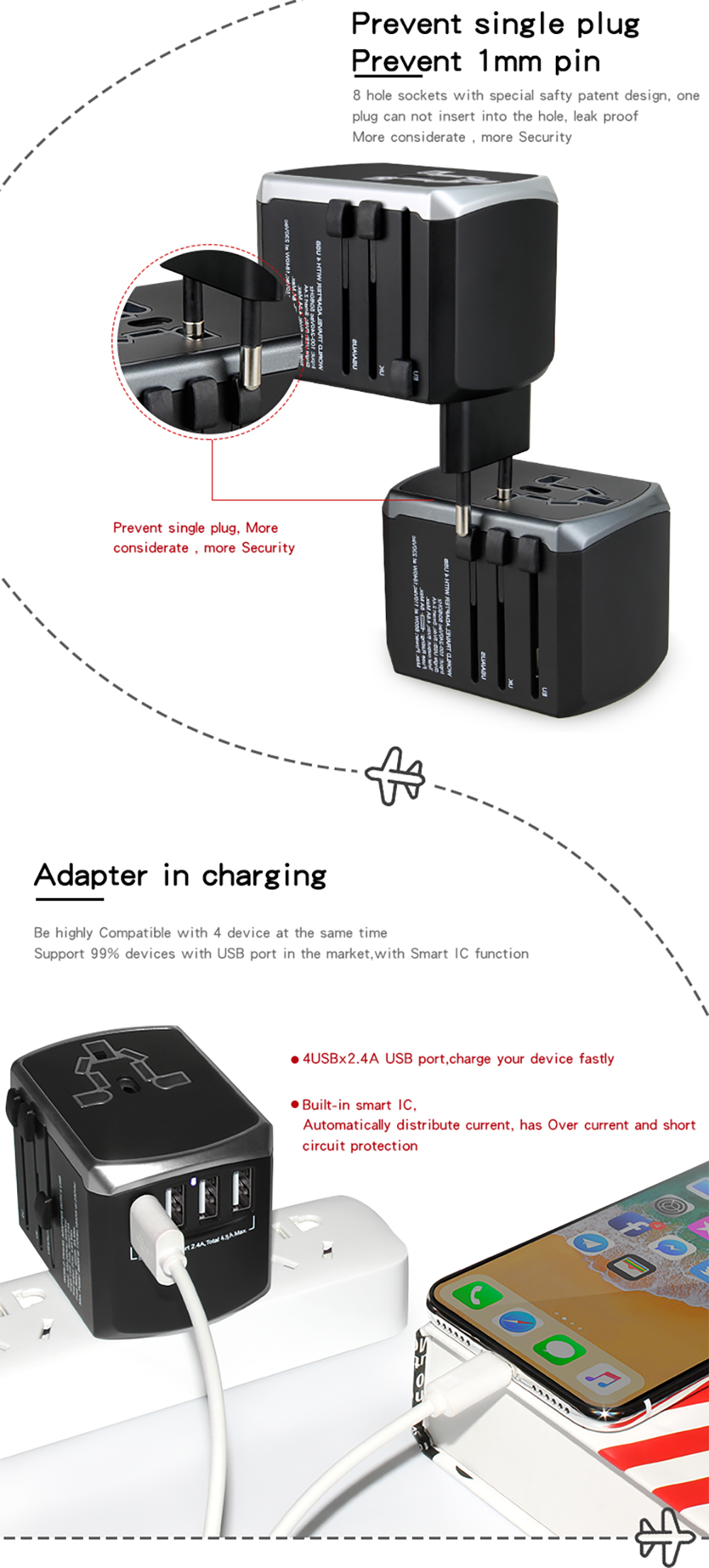 Buy Wholesale China Oem Certified Electrical Wall Power Adaptor Socket ...
