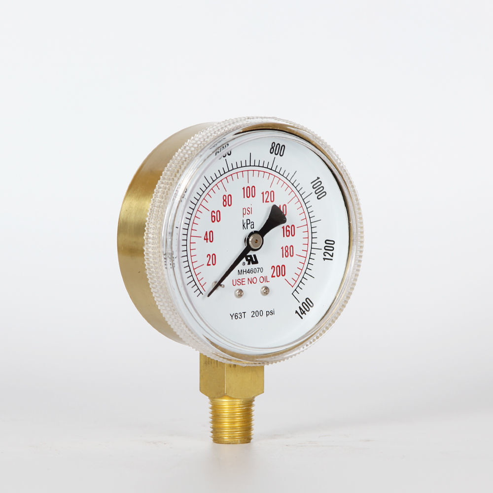 Buy Wholesale China High Quality Ul Listed Use No Oil Gauge 63mm Brass ...