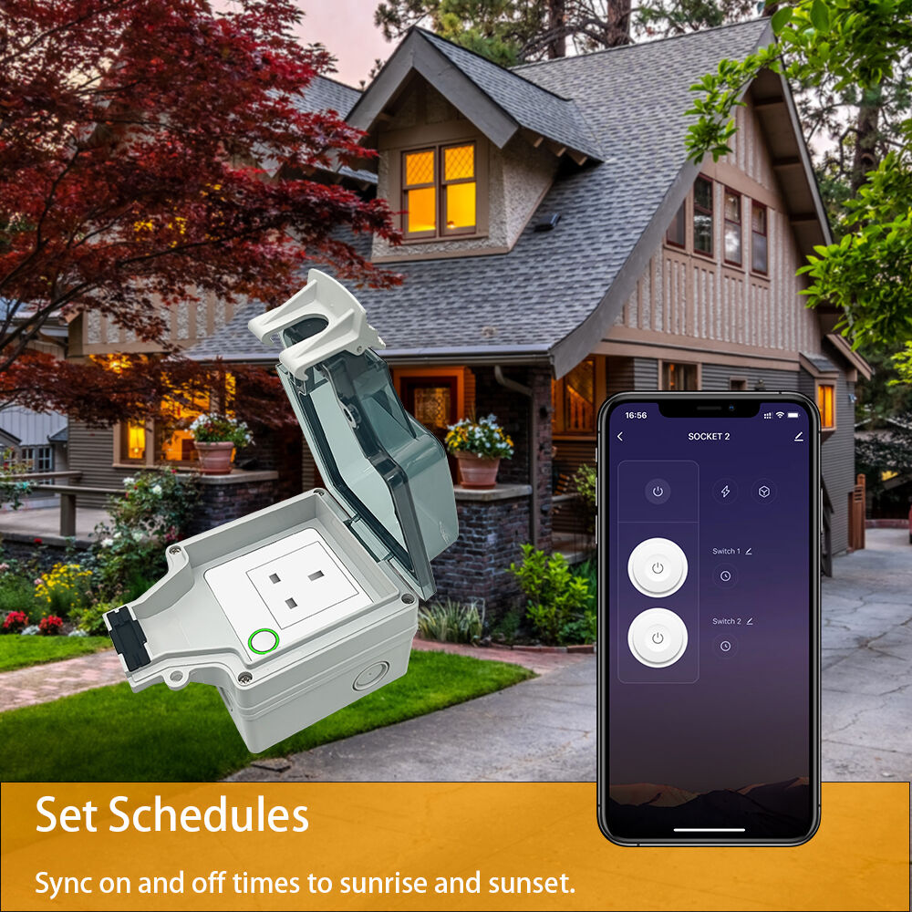 1gang 16a Uk Wall Socket Waterproof And Dustproof Safetty Electrical ...