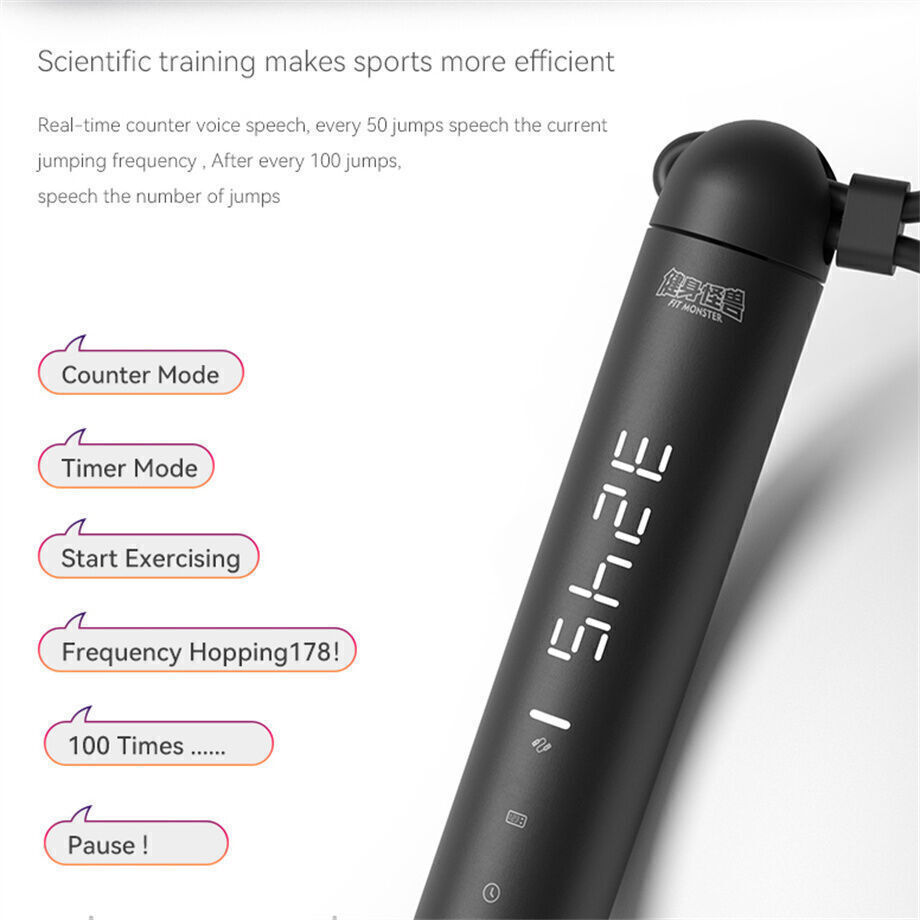 Buy Wholesale China Smart Bluetooth Voice Skip Rope With Fitness App ...