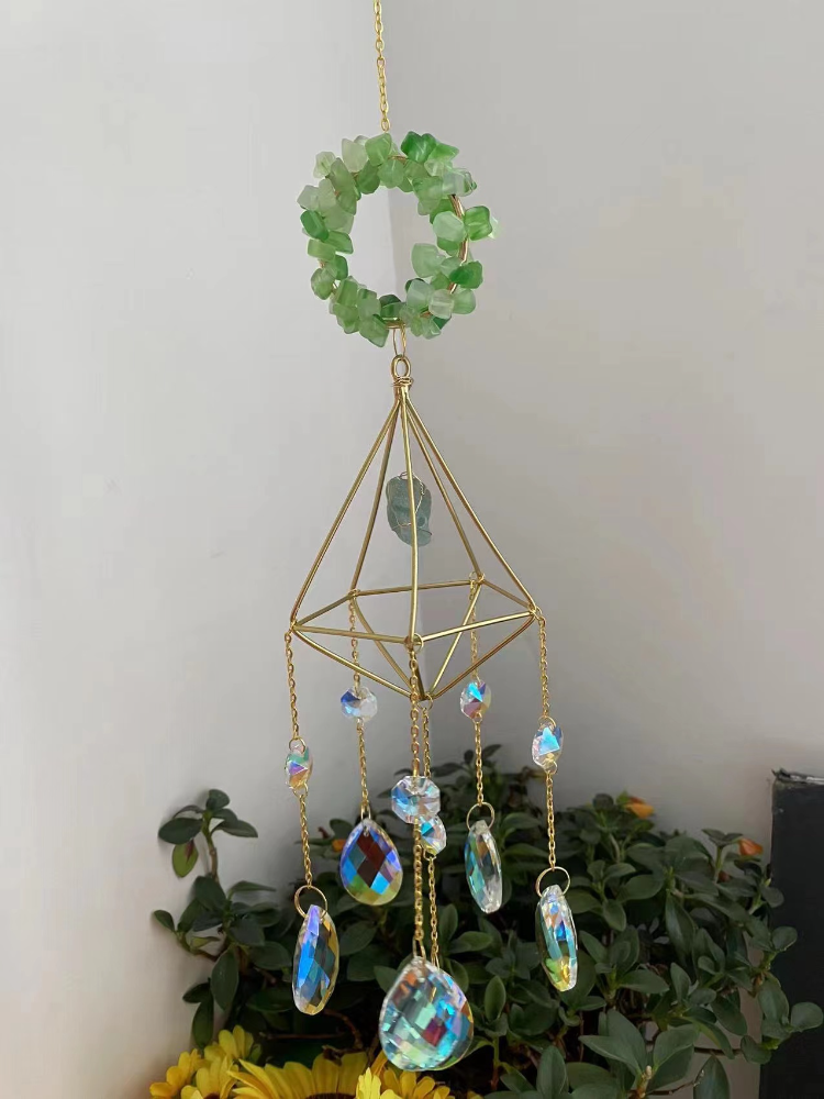 Bulk Buy China Wholesale Hot Selling Natural Crystal Wind Chime Hanging ...
