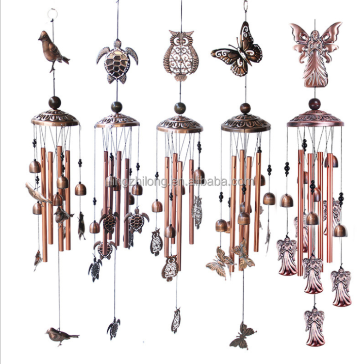 Outdoor Long Tube Gold Silver Color Wind Chimes - China Wholesale Gold ...