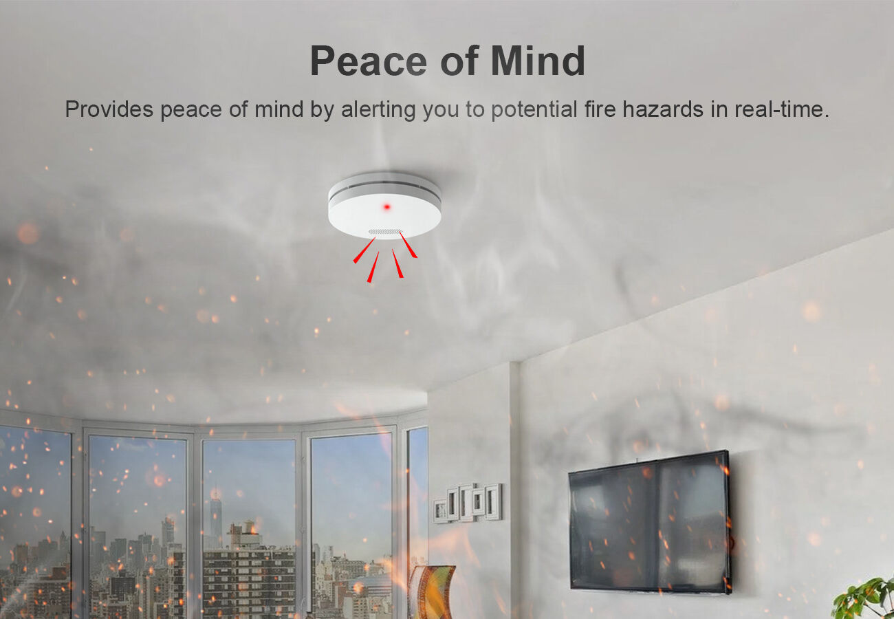 En14604 10 Years Battery Wireless Smoke Alarm Micro Most Thin Size ...