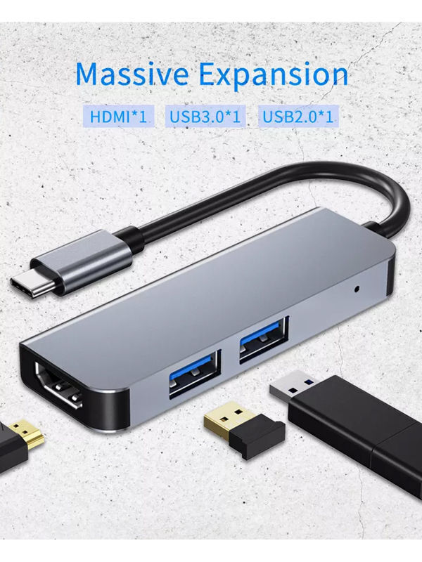 Buy Wholesale China Sale Hub Dock Station 3 In 1 Usb C Hub Type C Usb 3 ...