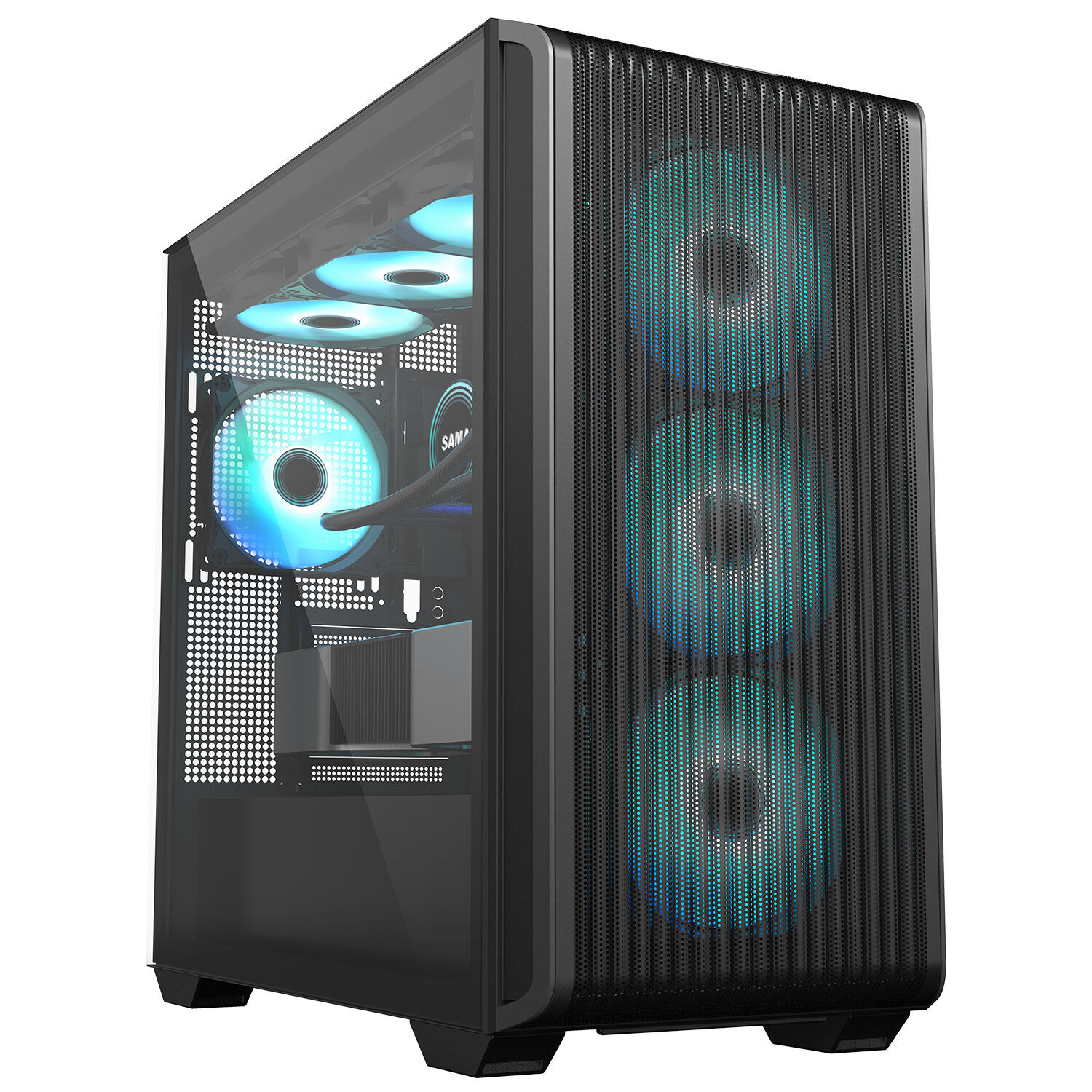 Sama Strong Cooling Metal Mesh Gaming Pc Casing Support 40 Series Gpu ...