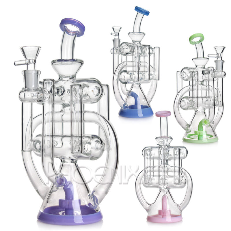 Buy Wholesale China 2023 New Colorful Recycler 10 Inches Oil Dab Rig Recycler Bongs Bubbler With ...