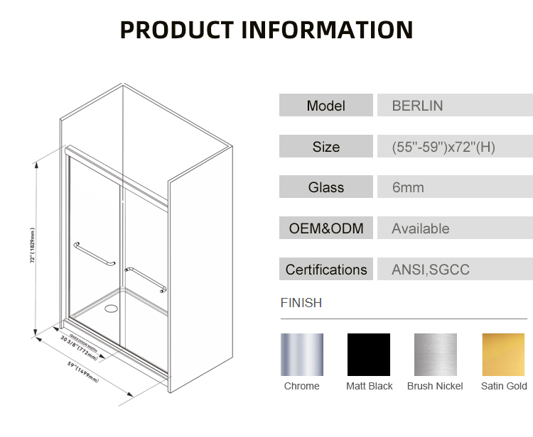 Ckb Oem Odm New Launched Tempered Glass With Frame Sliding Aluminum ...