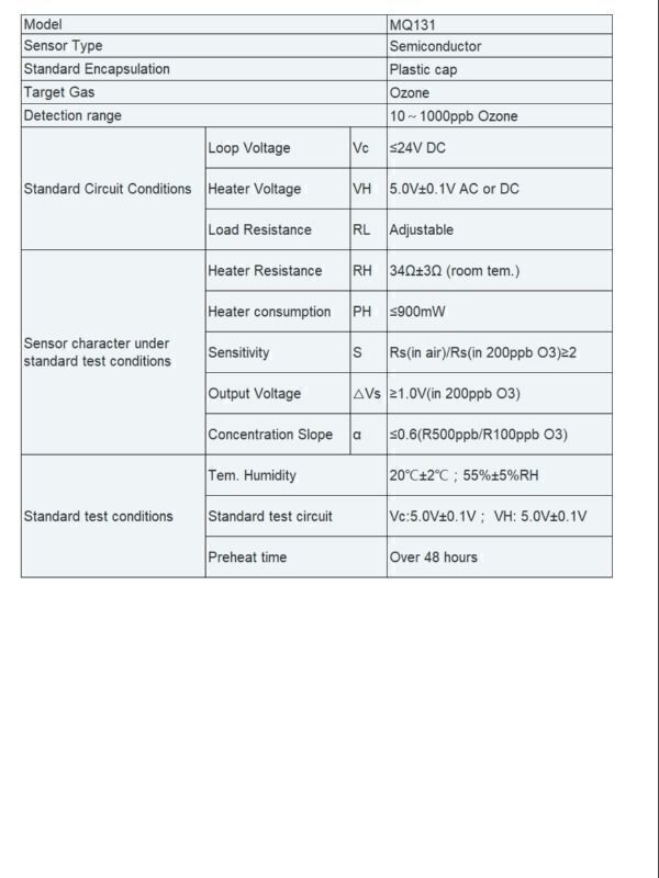 Buy Wholesale Taiwan Low Concentration Ozone Gas Sensor- --- - & Smoke ...