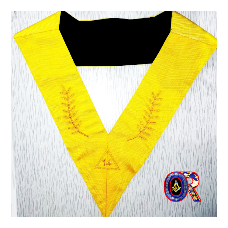 High Quality Masonic Regalia Assr 14 Degree Scottish Rite Collar ...