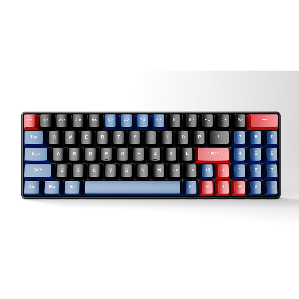 Wired Mechanical Keyboards, 69keys Double Injection Keycaps Rainbow ...