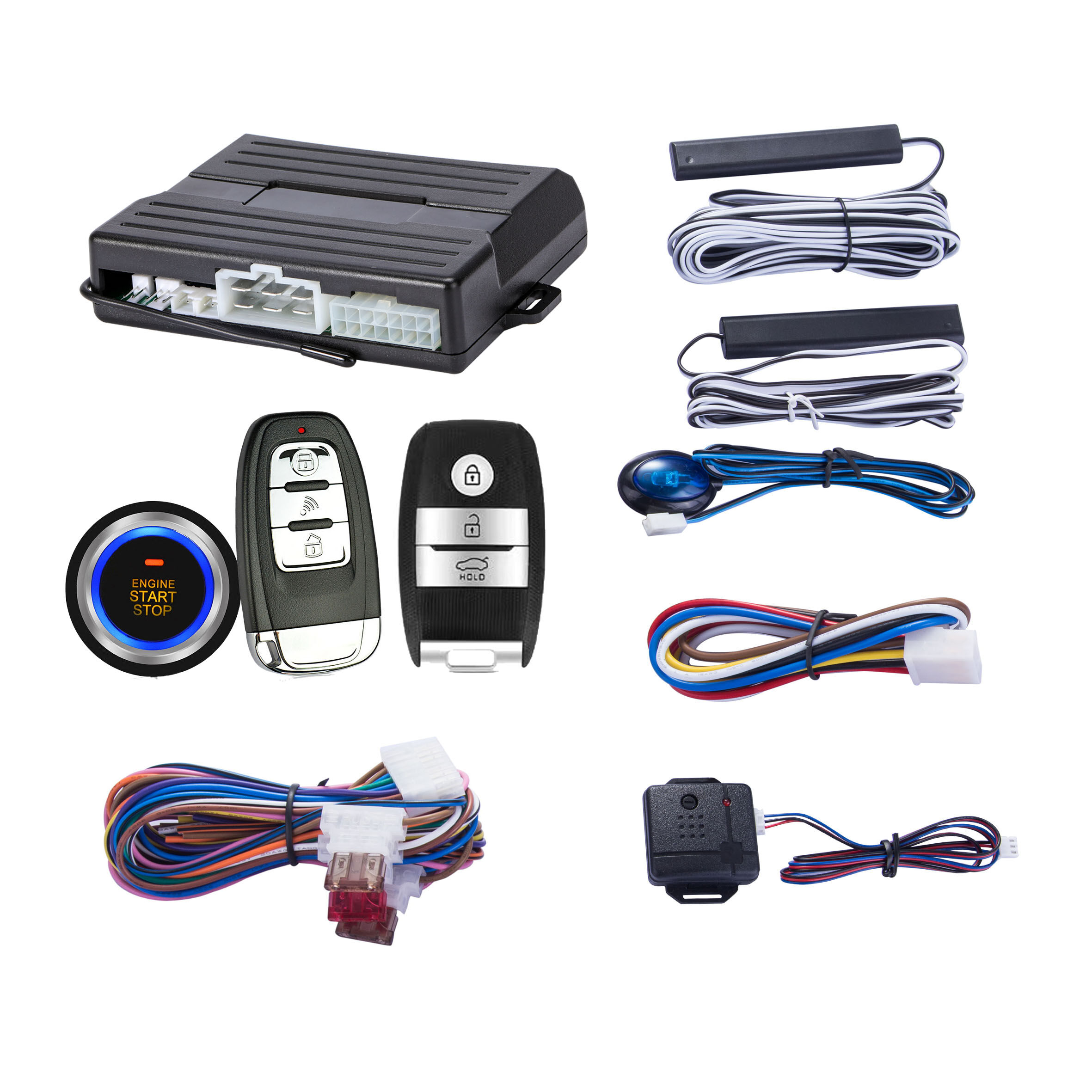 Buy Wholesale China Wholesale 12v Car Alarms Push Button Start Stop Pke ...