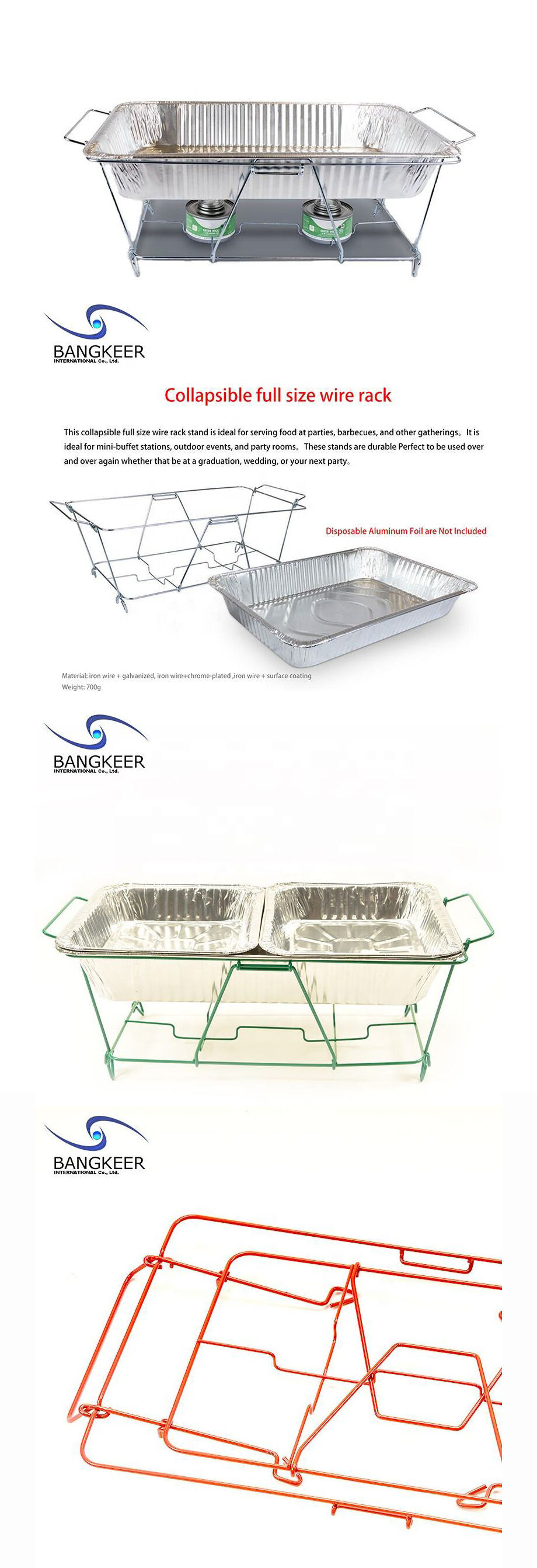 Bulk Buy China Wholesale Custom Sale Foldable Durable Chrome Fire Wire ...