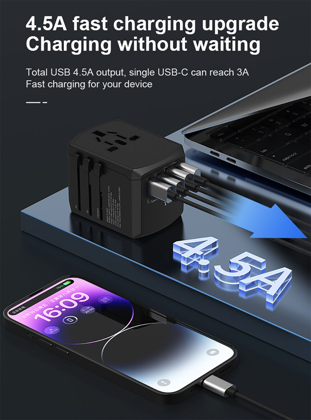 Buy Wholesale China Multi Uk Us Au Eu Plug Oem Ce Rohs Certified 4 Usb ...