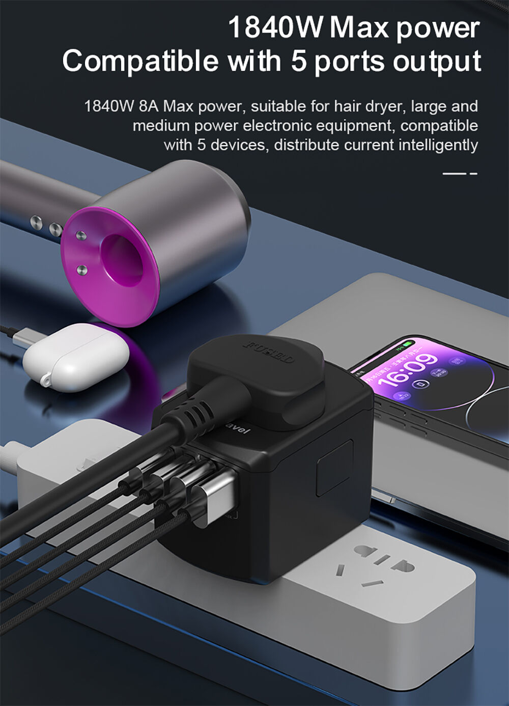 Buy Wholesale China Multi Uk Us Au Eu Plug Oem Ce Rohs Certified 4 Usb ...