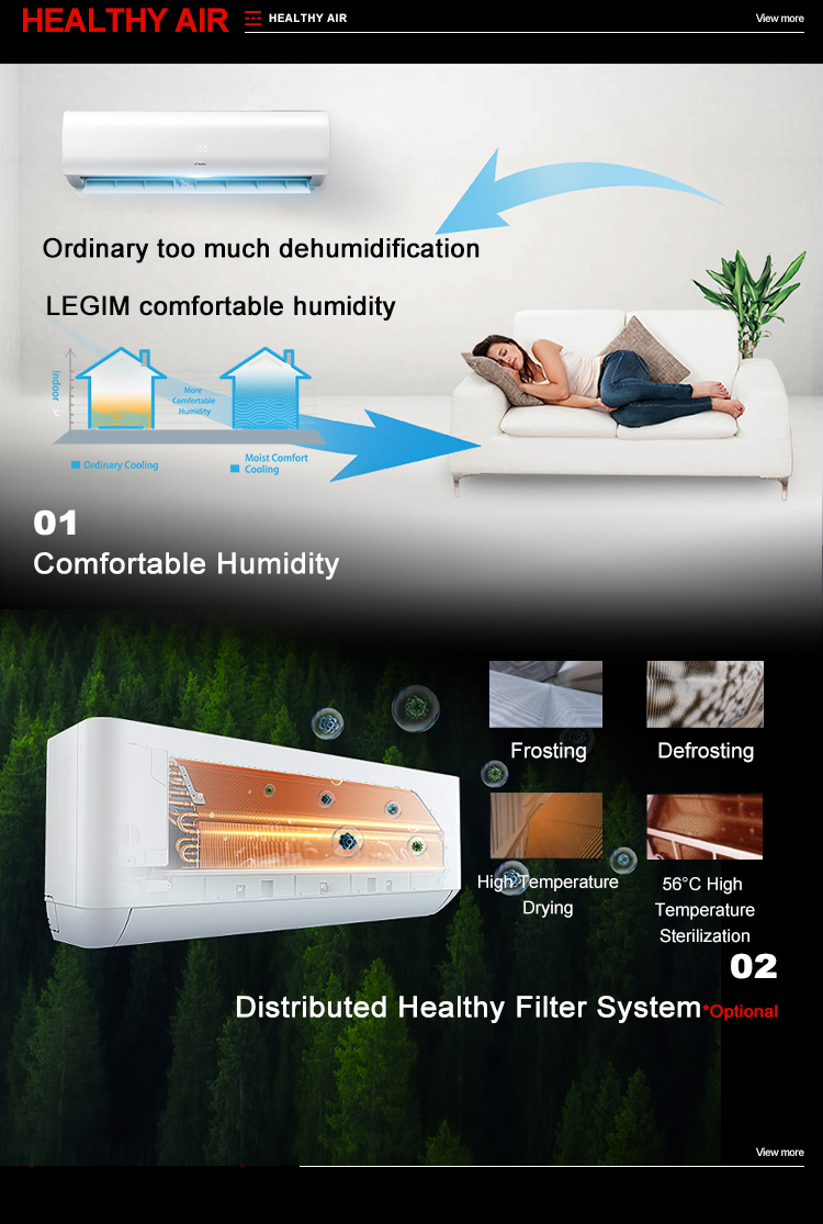 Canada Home Split Wall Mounted Ac Low Temperature 7000 9000 12000btu ...