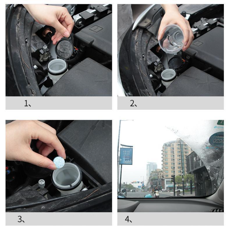 Buy Wholesale China Guwo Hot Product Windshield Cleaner Solid Washer ...