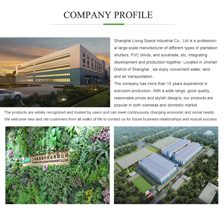 Buy Wholesale China Living Space High Quality Pvc Shutter Plastic ...