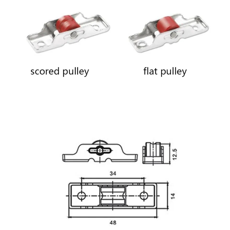 Multifunctional Nylon Roller Adjustable Sliding Window Sash Pulley ...