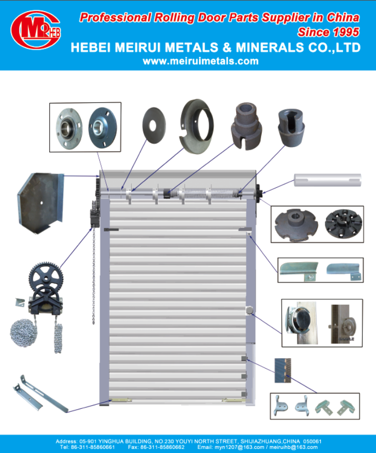 Buy Wholesale China 75 Mm Pressed Steel Endlock For Rolling Shutter ...