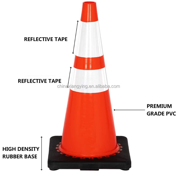 28inches 700mm Economic Pvc Plastic Soft Reflective Flexible Road ...