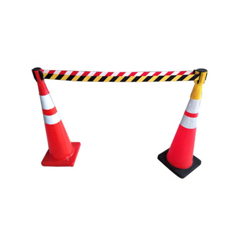 Buy Wholesale China 3 Meter Barrier Belt Extendable Cone Topper Traffic ...