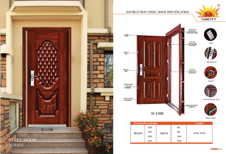 Buy Wholesale China Sun City Cold Rolled Steel Door Frame Side Opening ...