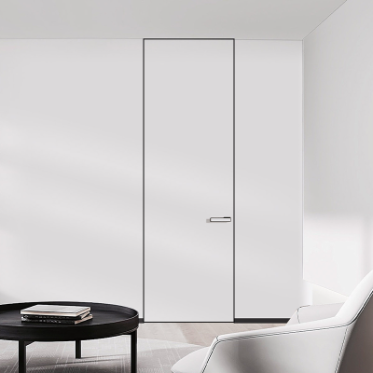 European Design Modern Wood Interior Flush Invisible Lacquer Door Frame ...