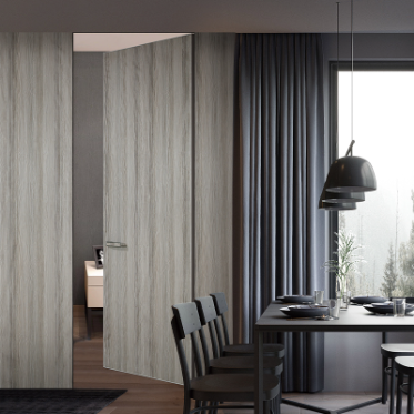 European Design Modern Wood Interior Flush Invisible Lacquer Door Frame ...