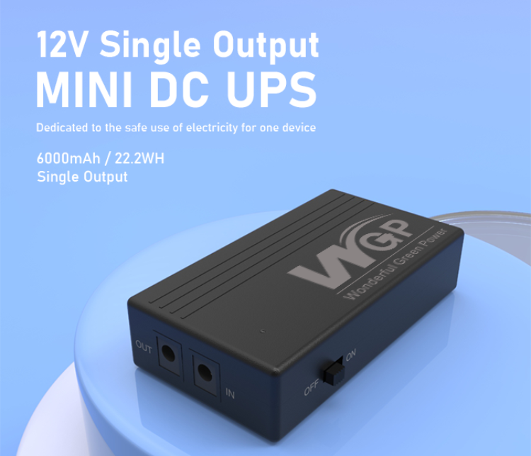 Wgp 12v2a 6000mah 22.2wh Dc Ups Single Output Mini Ups For Wifi Router ...