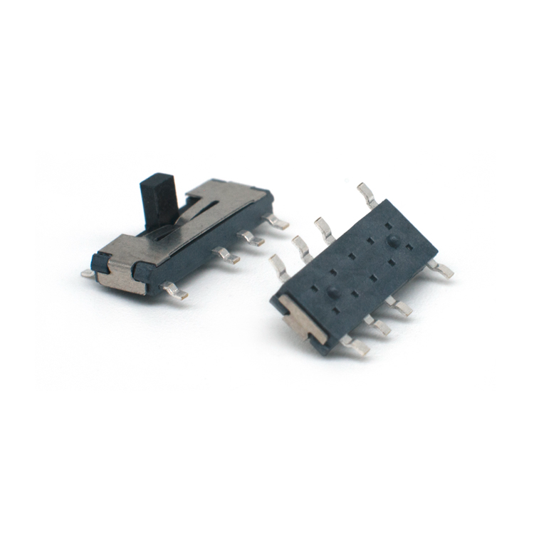Mini Slide Switch Smt Smd 8-pin 8-bit Micro Toggle Switch Micro Slide ...