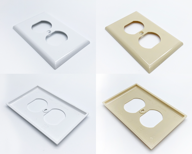 Zhejiang Manufacture Us White Wall Plate 1gang Toggle Wall Plate Wall ...