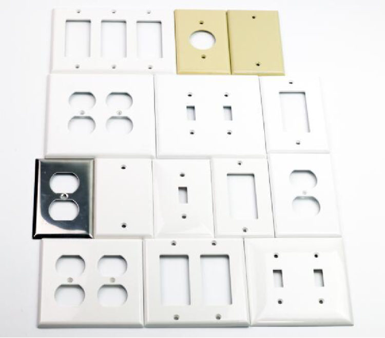 Zhejiang Manufacture Us White Wall Plate 1gang Toggle Wall Plate Wall ...