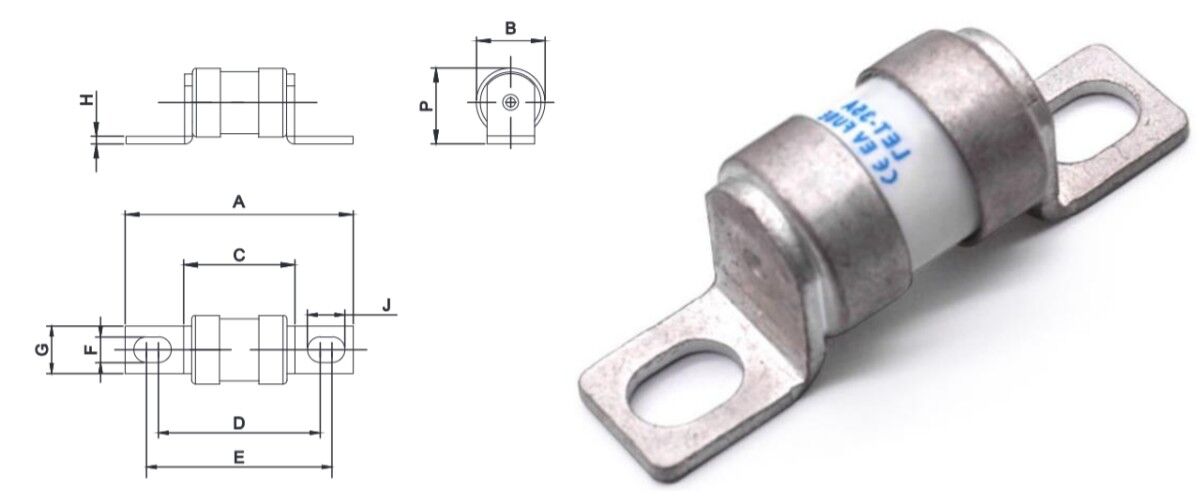 Buy Wholesale China 600a Stud Mount High Speed Ev Fuse & Fuse at USD 1.6 | Global Sources