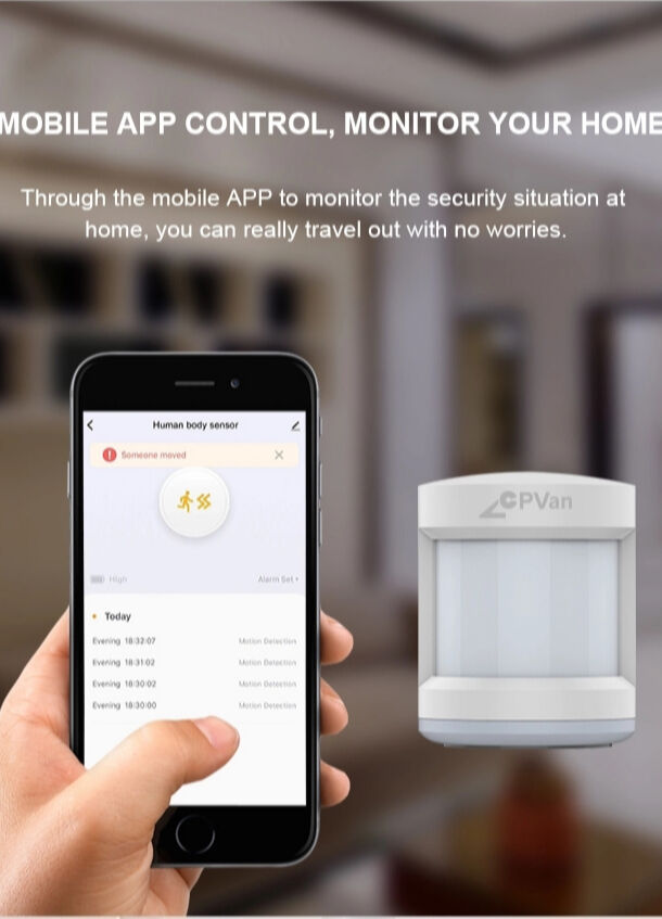 Zigbee 3.0 Battery Powered Tuya Zigbee Pir Detector Smart Home Security ...