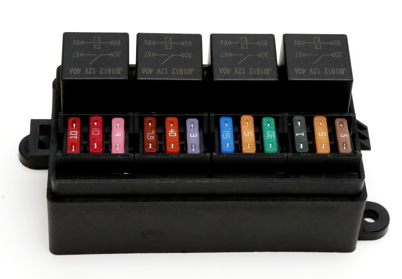 Buy Wholesale China Fuse Relay Box With 15 Slots Fuse Holder And 10 ...