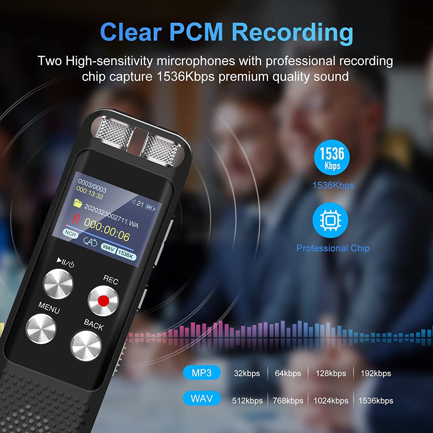 Buy Wholesale China 72gb Digital Voice Recorder: Voice Activated ...