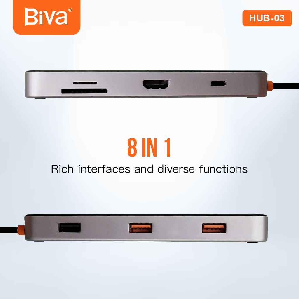 Buy Wholesale China Biva Hub-03&wholesale 8 In 1 Usb-c3.1hub (usb3.0"2 ...
