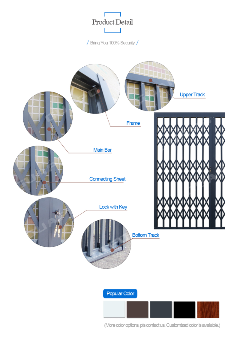 48 X 48 Burglar Proof Security Grilles Roller Shutter Burglar Proofing ...