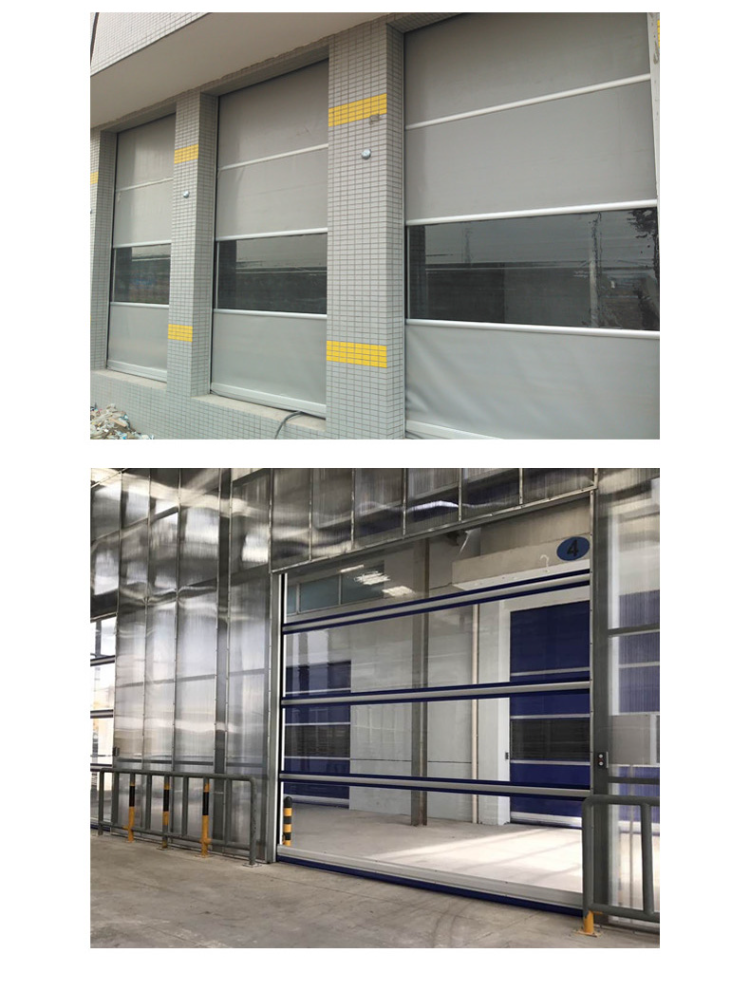 Industrial Electric Pvc High Speed Roll Up Door Automatic Pvc Fast ...