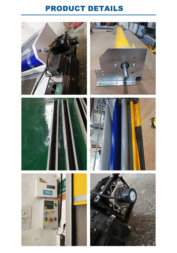 Industrial Electric Pvc High Speed Roll Up Door Automatic Pvc Fast ...