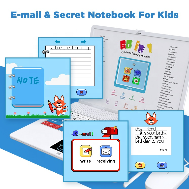 Best Selling Kidesign Children Intelligent Learning Machine Music Email ...