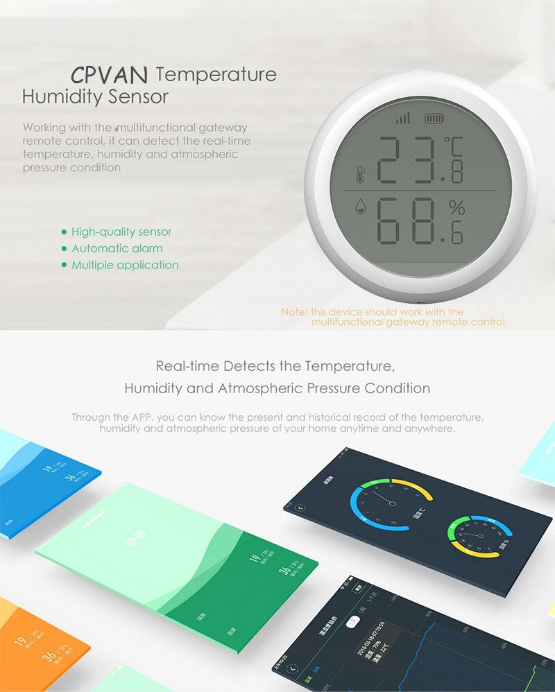 Buy Wholesale China Home Safety New Wifi Temperature Sensor Humidity ...