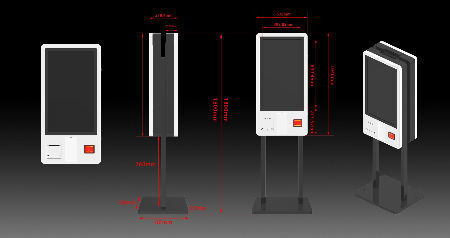 Oem Manufacture 32 Inch Digital Signage With Printer Scanner For Market ...