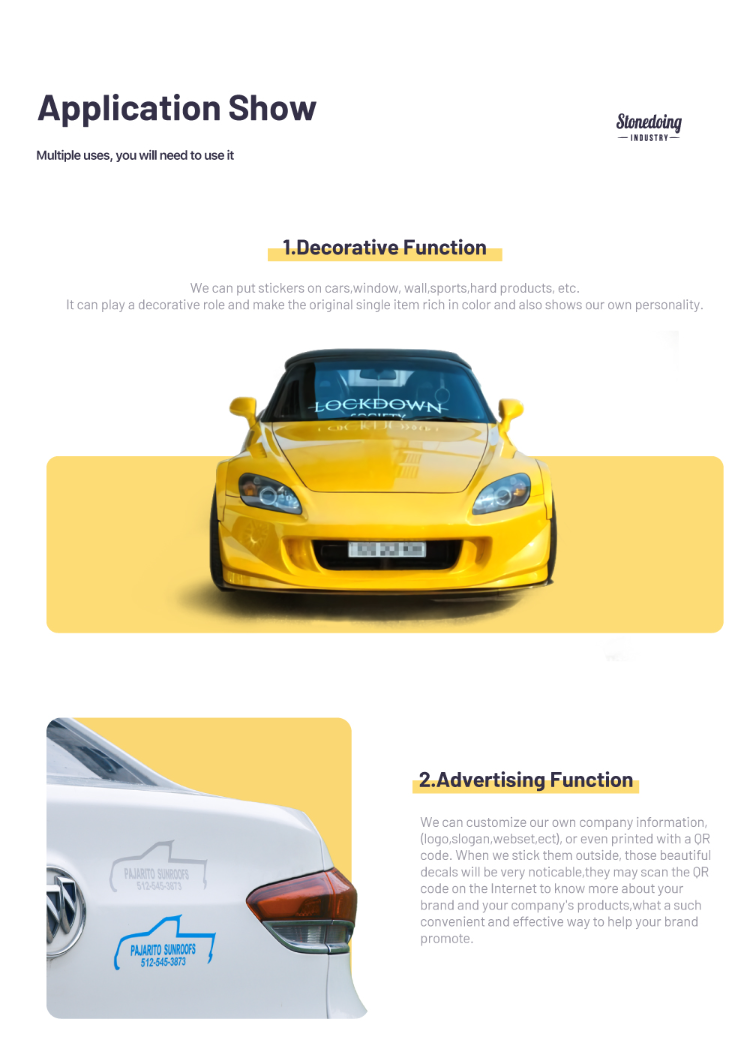 Outdoor Waterproof Uv Resistance Customizable Car Window Lettering ...
