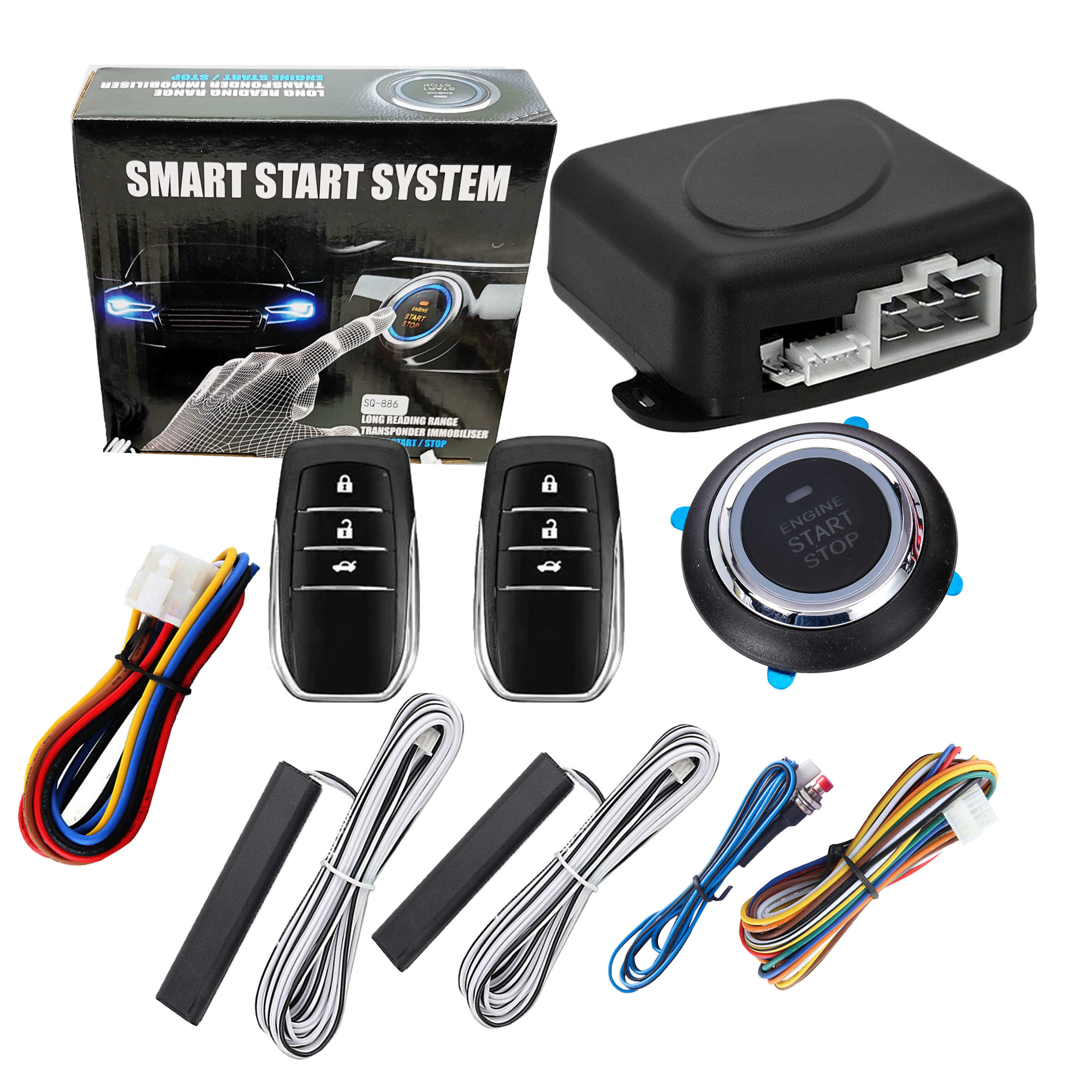 Buy Wholesale China Oem Keyless Entry Push Start System Car Security ...